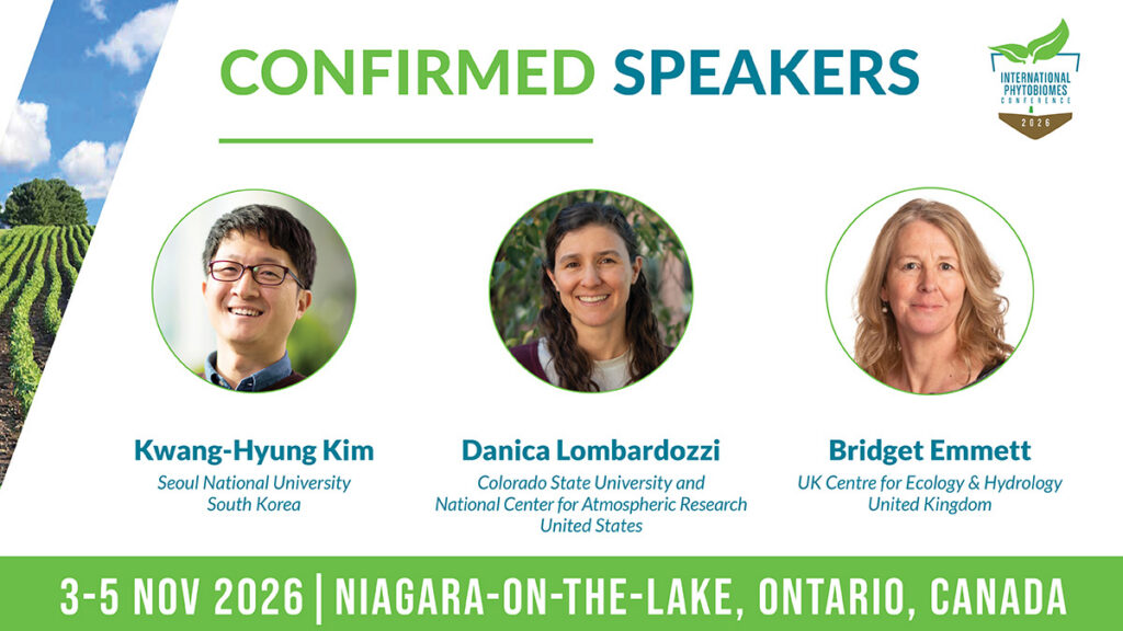 International Phytobiomes Conference 2026: Meet the first confirmed ...
